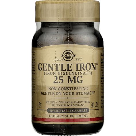 Solgar Gentle Iron 90 Vcaps 25 Mg