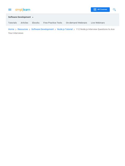 Nodejs Pdf Java Script World Wide Web