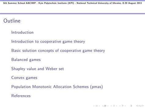 cooperative game theory