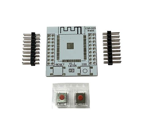 Placa Adaptadora Para Módulo Esp32 Com Botões Piscaled Arduino