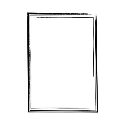 Premium Vector Frame Border Grunge Texture Shape Icon For Decorative