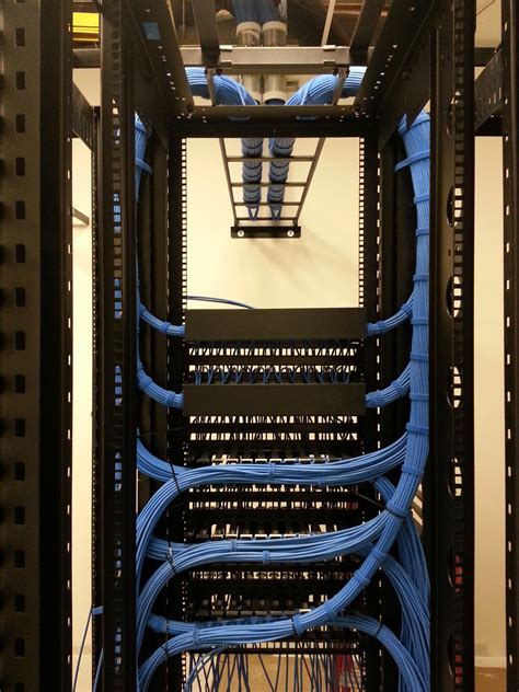 Proud Of This One Network Cable Network Rack Cable Management