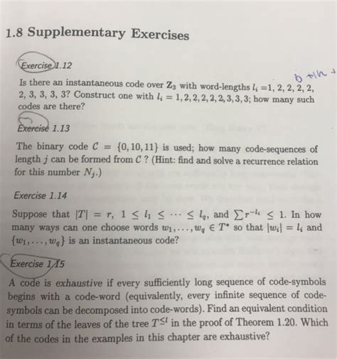 1 8 supplementary exercises ercise 1 12 is there an