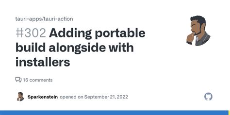 Adding Portable Build Alongside With Installers Issue Tauri Apps Tauri Action GitHub