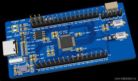 小兴教你做平衡小车 stm32最小系统设计 含ch340n版本 ch340n电路 csdn博客