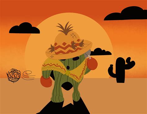 Togemon Digimon Highres Boxing Gloves Cactus Digimon Creature Plant Spines Togemon X