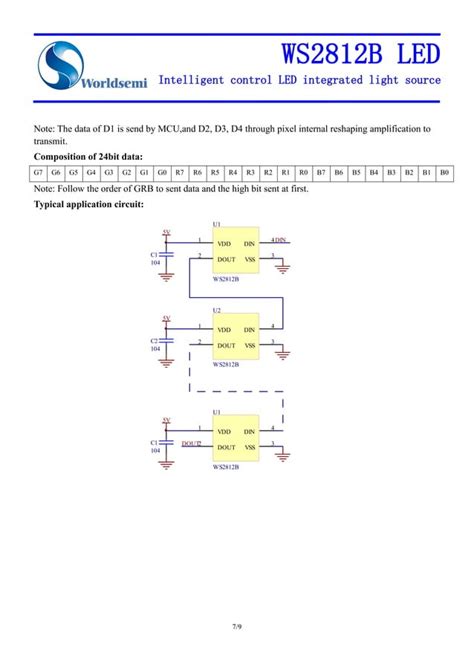 Ws2812 B Led Datasheet Pdf Computer Peripherals Computing