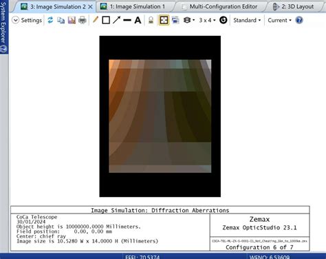 Off Axis Telescope Image Simulation Muliconfiguration Zemax Community