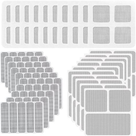 Lot De 30 Bandes Adhésives De Réparation De Moustiquaire Film De