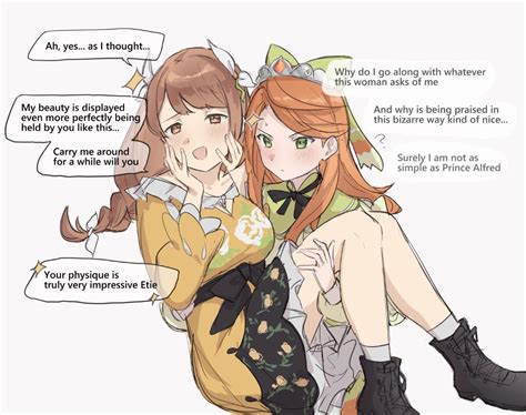 Goldmary And Etie Fire Emblem And 1 More Drawn By Tencryingemojis