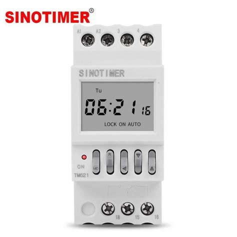 V Weekly Programmable Digital Timer Switch Lcd Display Time Relay Street Lamp Control With