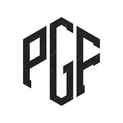 Premium Vector Pgf Logo Design Initial Letter Pgf Monogram Logo Using