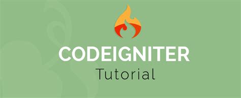 essential configuration tips to start a codeigniter project