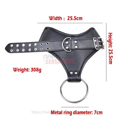 Leather Wrist Suspension Cuffs For Bdsm And Bondage Play