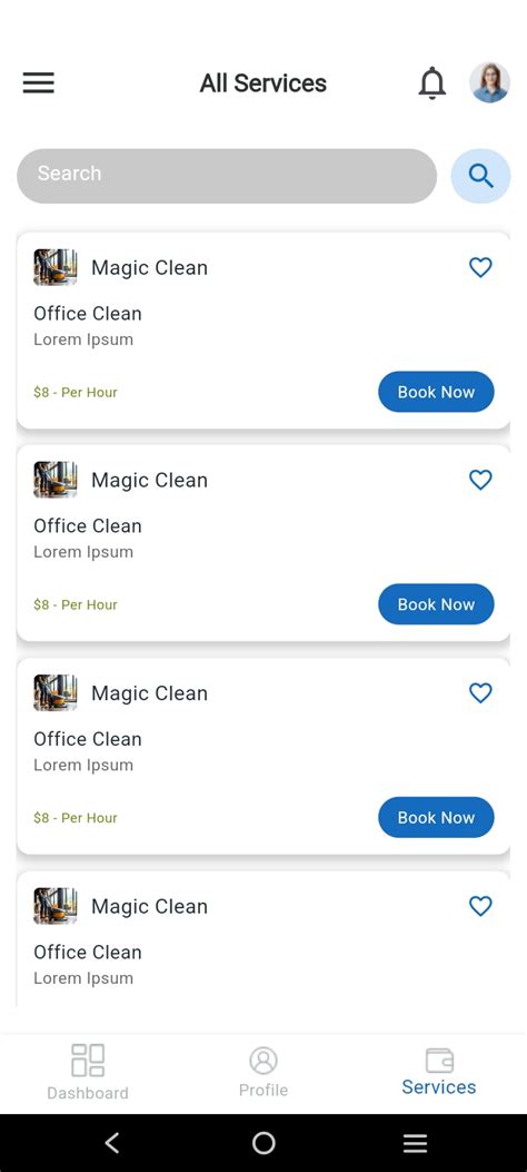 premium home cleaning services app flutter ui by codentratech codecanyon