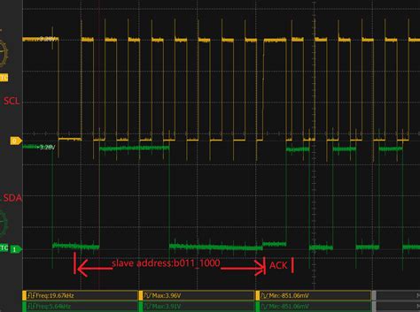 fpga scl of i2c is always high when it s in reading mode electrical