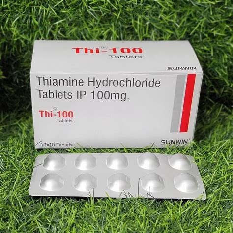 Thi 100 Thiamine 100mg Tablets Sunwin Healthcare Pvt Ltd