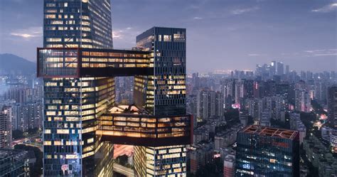 Nbbj Completes Tencent Seafront Towers In Shenzhen China