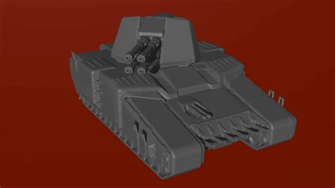 🪖 Helldivers 2 Automaton Shredder Tank・ Stl File For 3d Printing・cults
