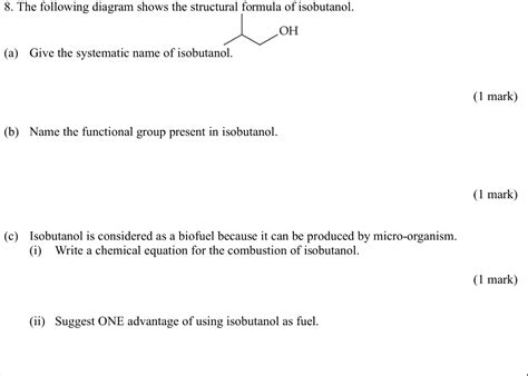 Isopentanol Structural Formula Isopentanol Structural Formula