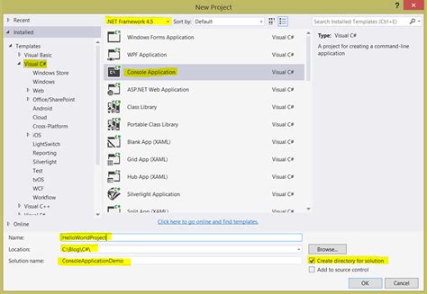 C Tutorial Part First NET Application