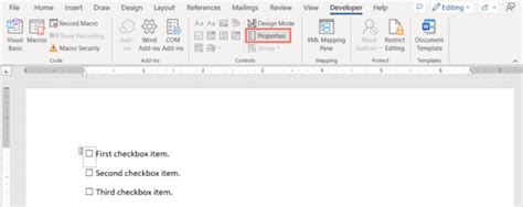 How To Insert Checkboxes In Microsoft Word