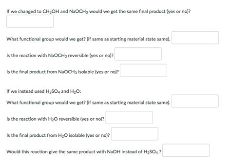 Solved H SO OCH OK HSO CH OH OCH H HSO OH Hac H SO Chegg Com