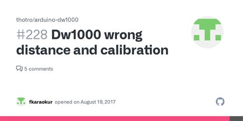 dw1000 wrong distance and calibration · issue 228 · thotro arduino
