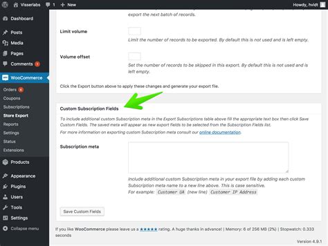 How To Export Woocommerce Subscriptions Visser Labs