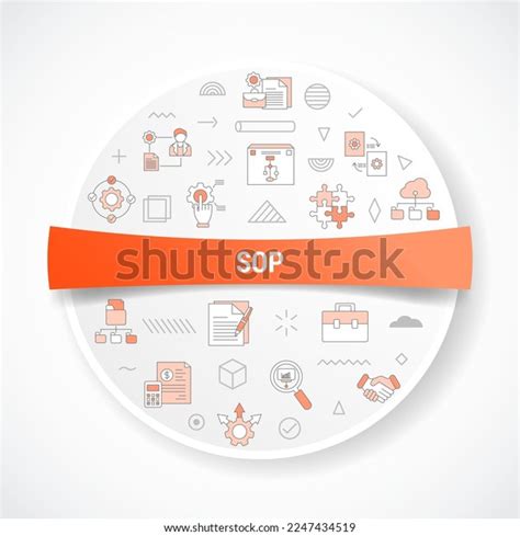 Sop Standard Operating Procedure Concept Icon Stock Vector Royalty