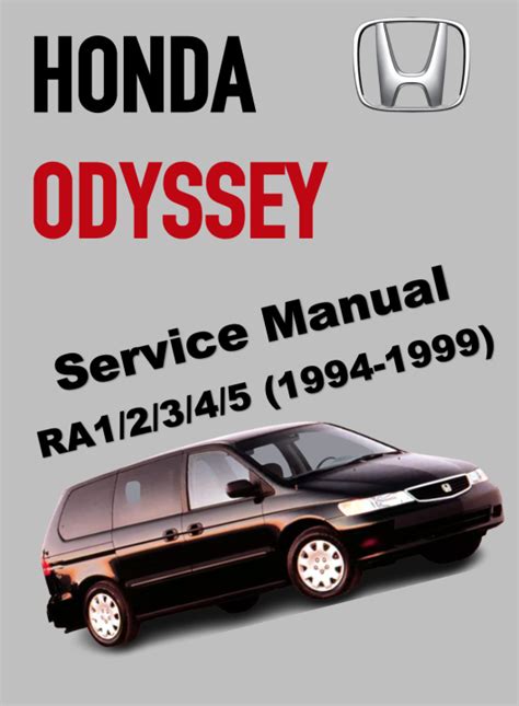 Honda Odyssey Ra 12345 1994 1999 Service Workshop Manual Lazada
