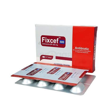 Fixcef 500mg Tablet Arogga Online Pharmacy