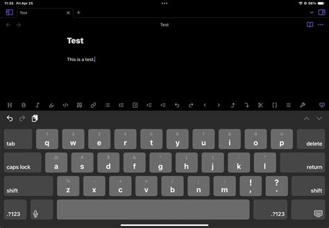 Ios Toolbar Disappears When Using Floating Keyboard On Ipad Bug Graveyard Obsidian Forum