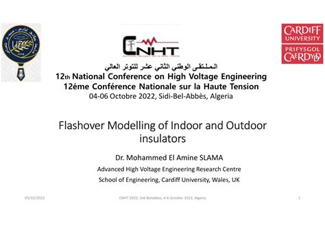 PDF Flashover Modelling Of Indoor And Outdoor Insulators
