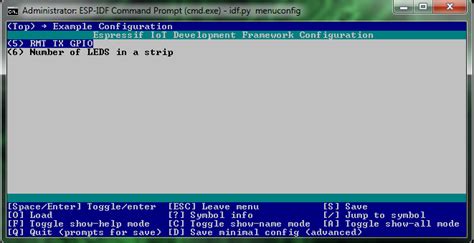 [solved] creating a new esp idf project with led strip component