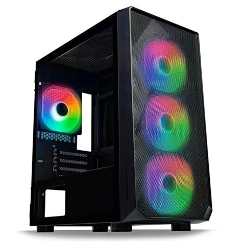 Tecware Forge M Omni Matx Case Black Computers And Tech Parts