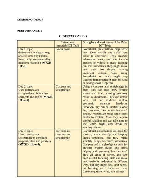 learning task 4 pdf educational technology learning