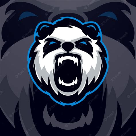 Premium Vector Panda Masscot Logo Esport Illustration Premium Vector