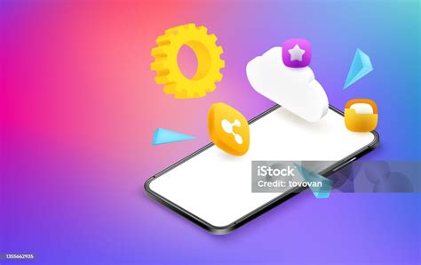 휴대 전화와 파일을 공유 할 수 있습니다 복사 공간이 있는 벡터 배너 0명에 대한 스톡 벡터 아트 및 기타 이미지 0명 3차원 형태 구름 Istock