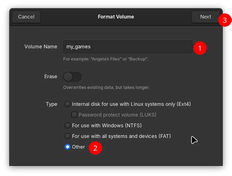 Auto Mounting Secondary Drives Bazzite Documentation