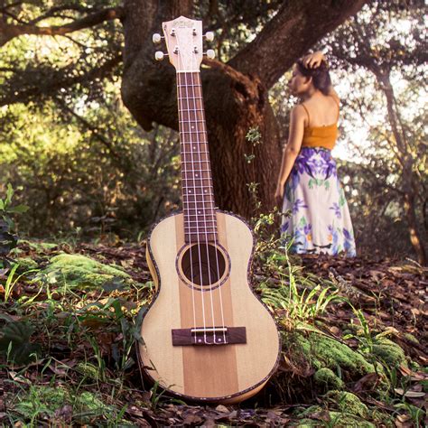 Hilo 2957 A U Premier Series Spruce Pinetenor Ukulele With Hybrid Cas