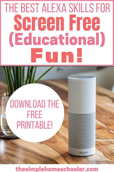 Amazon Alexa Skills For Screen Free Homeschool Fun