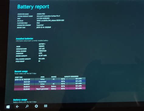 Surface Pro Battery Question R Surface