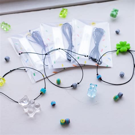 갓샵 글라스 유리 비즈 실 팔찌 Diy 만들기 키트 세트 3종 여름 발찌 매듭 마크라메 공예 소원 우정 실팔찌 끈 취미 재료