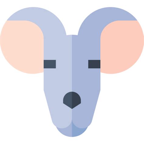 Rat Basic Straight Flat Icon