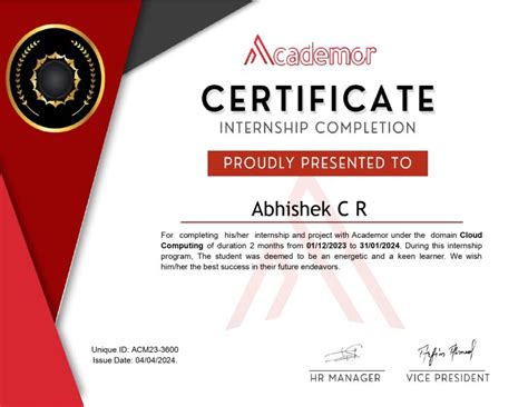 Abhishek C R On Linkedin 📢 I Am Super Excited To Share That I Have Completed Cloud Computing