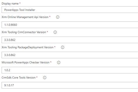 Mscrm Tool Installer Allow Input Of Version Of The Dependent Crmsdk