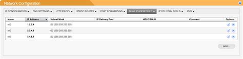 Alias IP Addresses