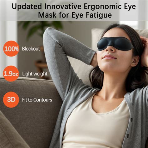 Moisture Chamber Glasses For Dry Eyes Vowleike Soft Silicone Sleep Goggles Reusable