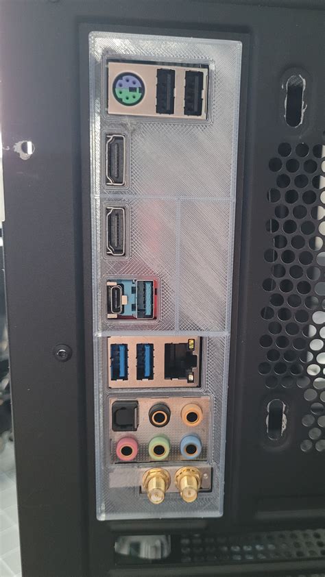 Asrock Fatal Ty Ab Gaming Itx Ac Io Shield By Chmeee Download Free Stl Model Printables Com